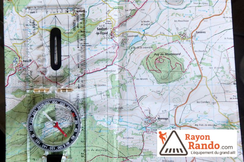 Comment utiliser une boussole en randonnée?